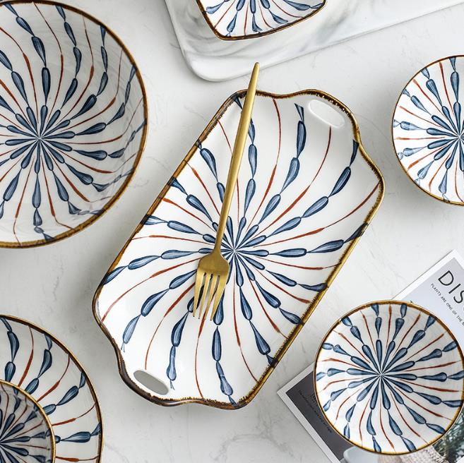 Japanese ceramic dinnerware set