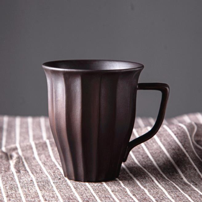 Retro solid color mug
