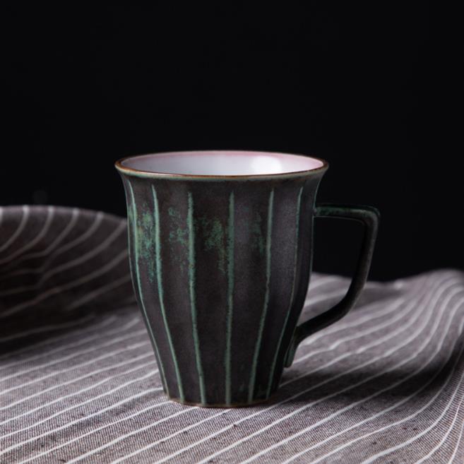 Retro solid color mug